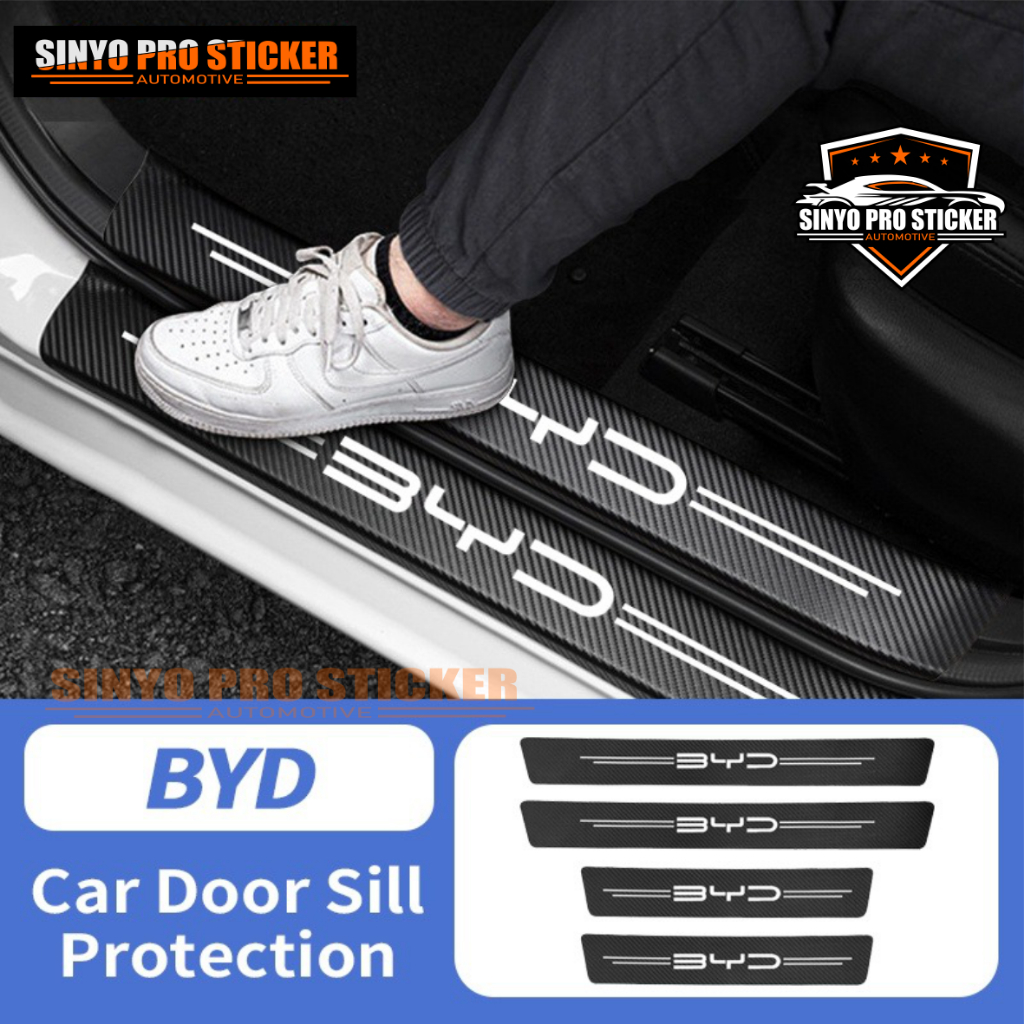 Jual Byd stiker sticker carbon 3d Pengaman Pintu Mobil Byd 4/8 | Shopee ...