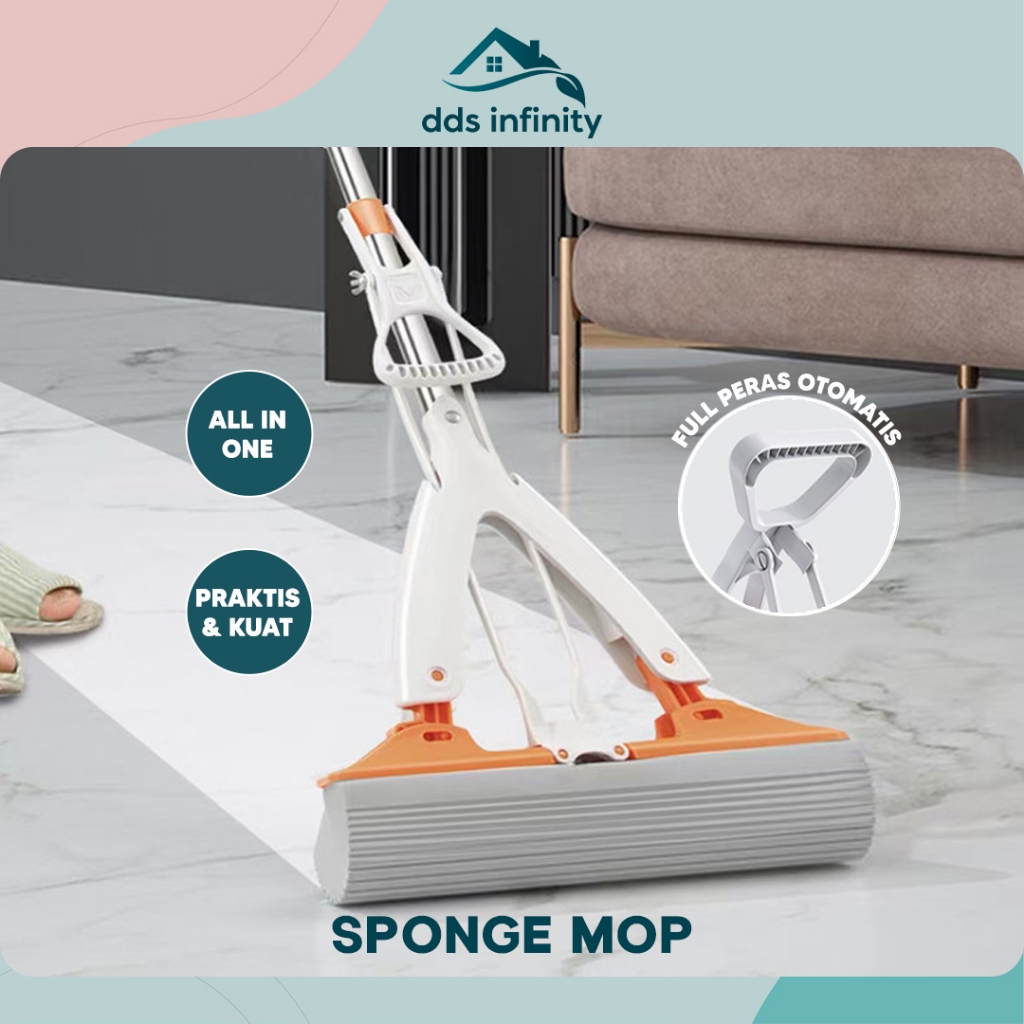 Jual Alat Pel Lantai Alat Pengepel Lantai Sponge Mop | Shopee Indonesia