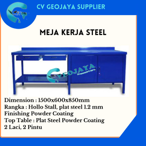 Jual Meja Kerja Steel Meja Kerja Workshop - Tampilan Elegan dan ...