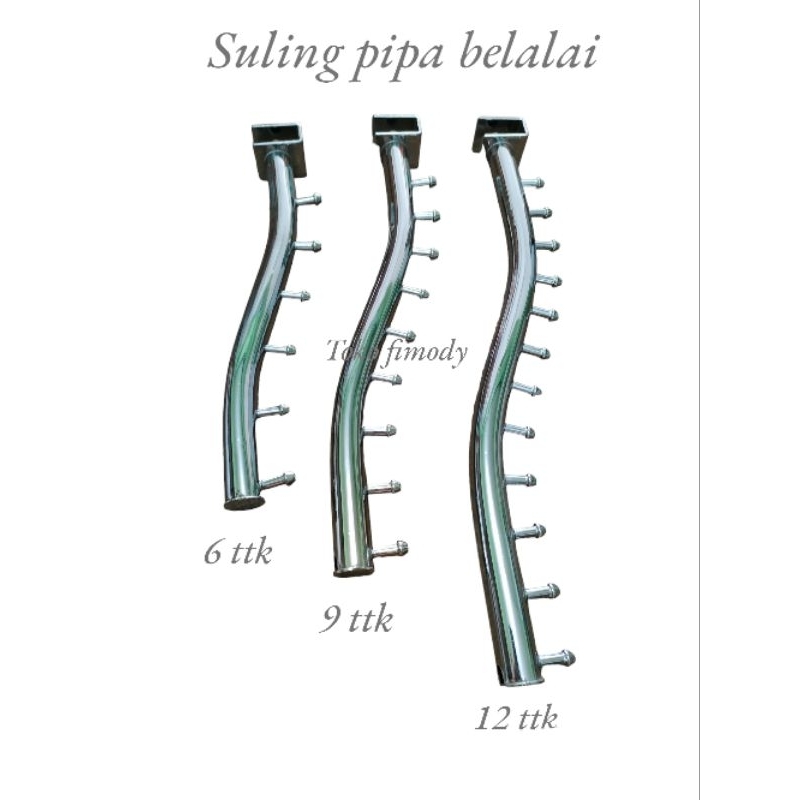 Jual Gantungan Baju dan Celana Pipa Kotak / Suling Pipa Belalai 6 Titik ...