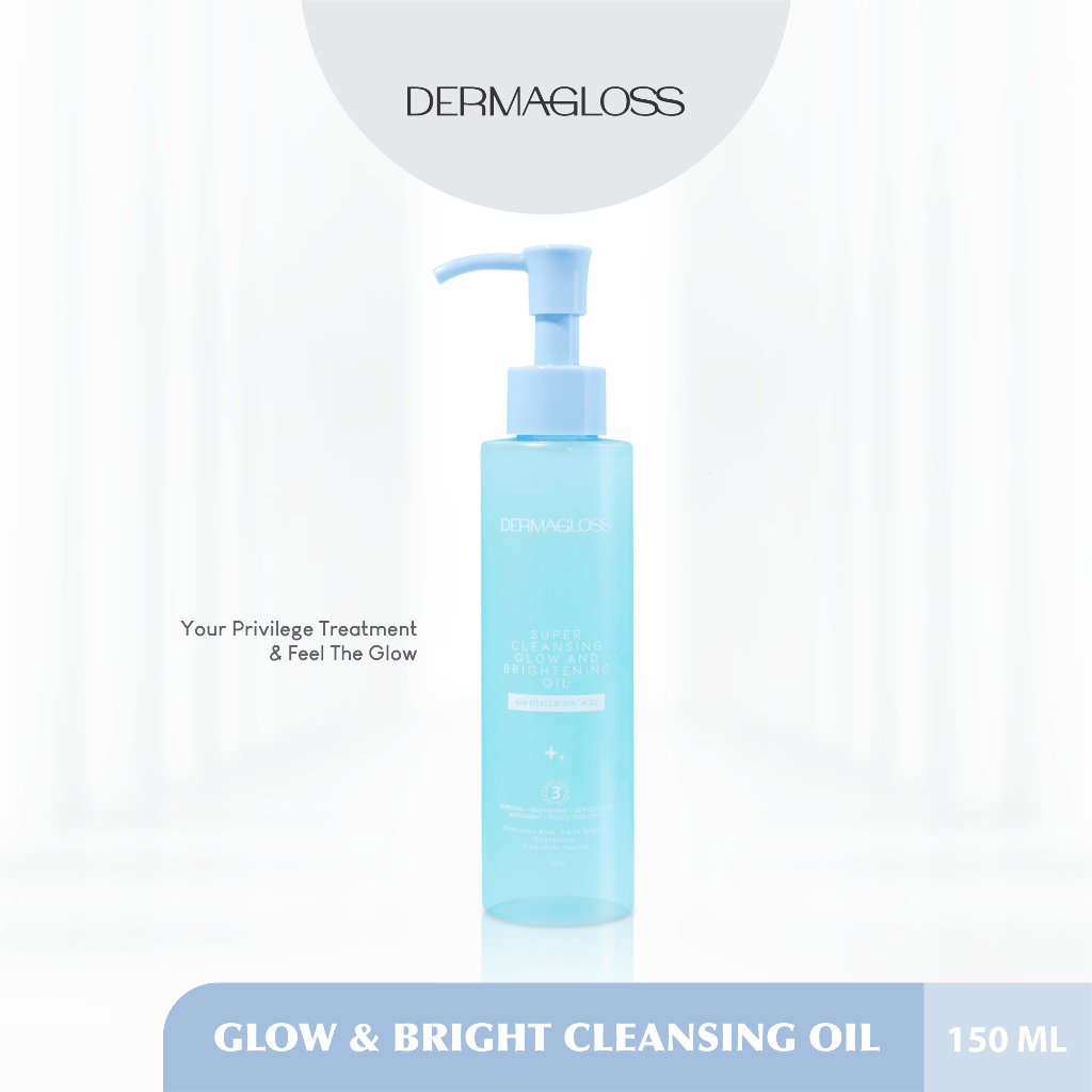 Jual DERMAGLOSS - Super Cleansing Glow & Bright Oil With Hyaluronic ...