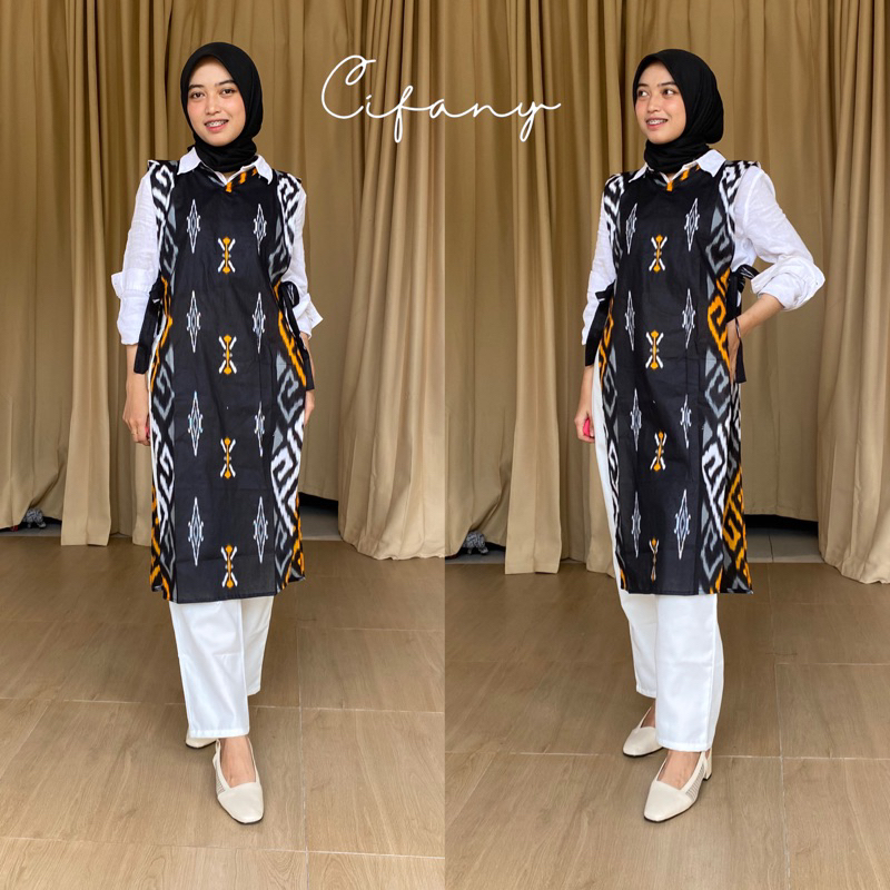 Jual Vest Batik - baju batik kerja - outer batik kekinian - baju ...