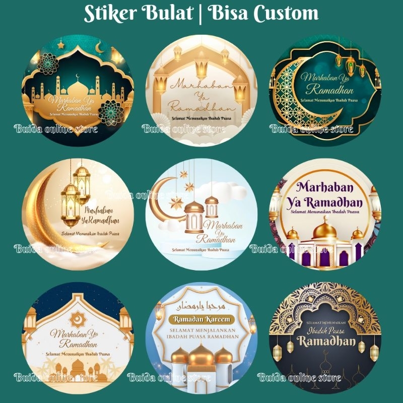 Jual Stiker Sticker Label Selamat Menunaikan Ibadah Puasa Selamat ...
