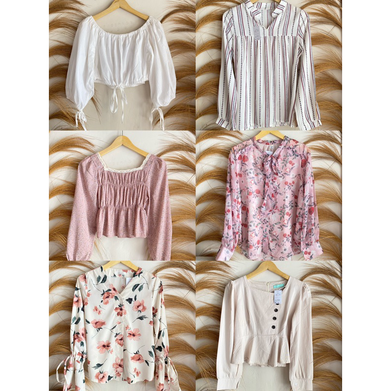 Jual (UPDATE 7 OKT) THRIFT BLOUSE KEMEJA PREMIUM | Shopee Indonesia