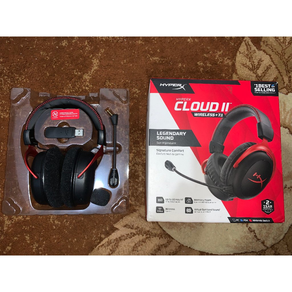 Jual HyperX Cloud 2 wireless 7.1 | Hyper X Cloud II headset gaming ...