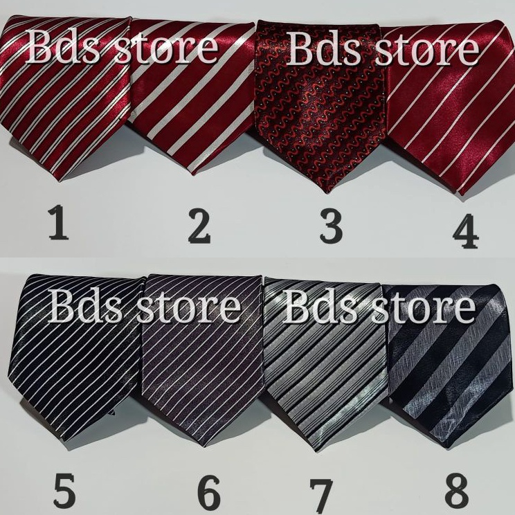 Jual Mau Dasi Pria Panjang Motif Formal ukuran medium lebar 8 cm ...