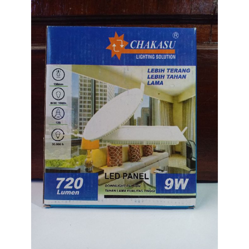 Jual Lampu LED Panel / IB LED Panel Downlight 9W CHAKASU | Shopee Indonesia