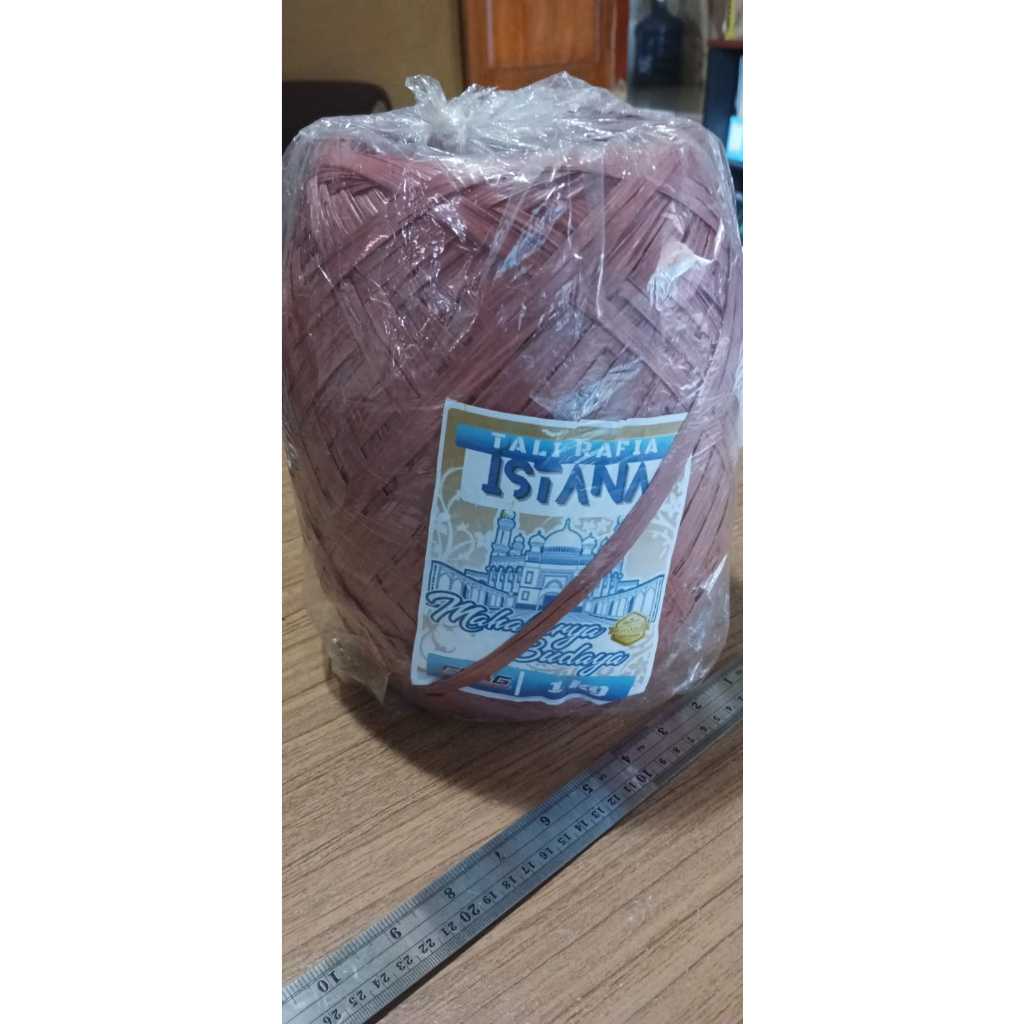 Jual Tali Rafia ISTANA RAYA 1 KG warna merah | Shopee Indonesia