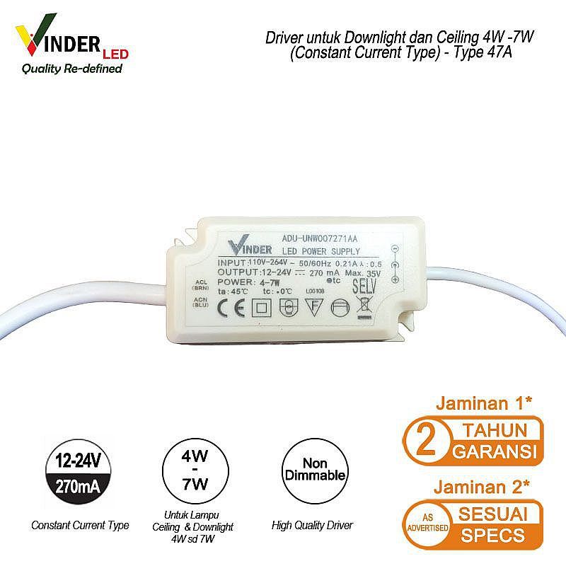 Jual Driver Ballast untuk Led Downlight 4W - 7W / 4 watt sampai 7 watt | Shopee Indonesia
