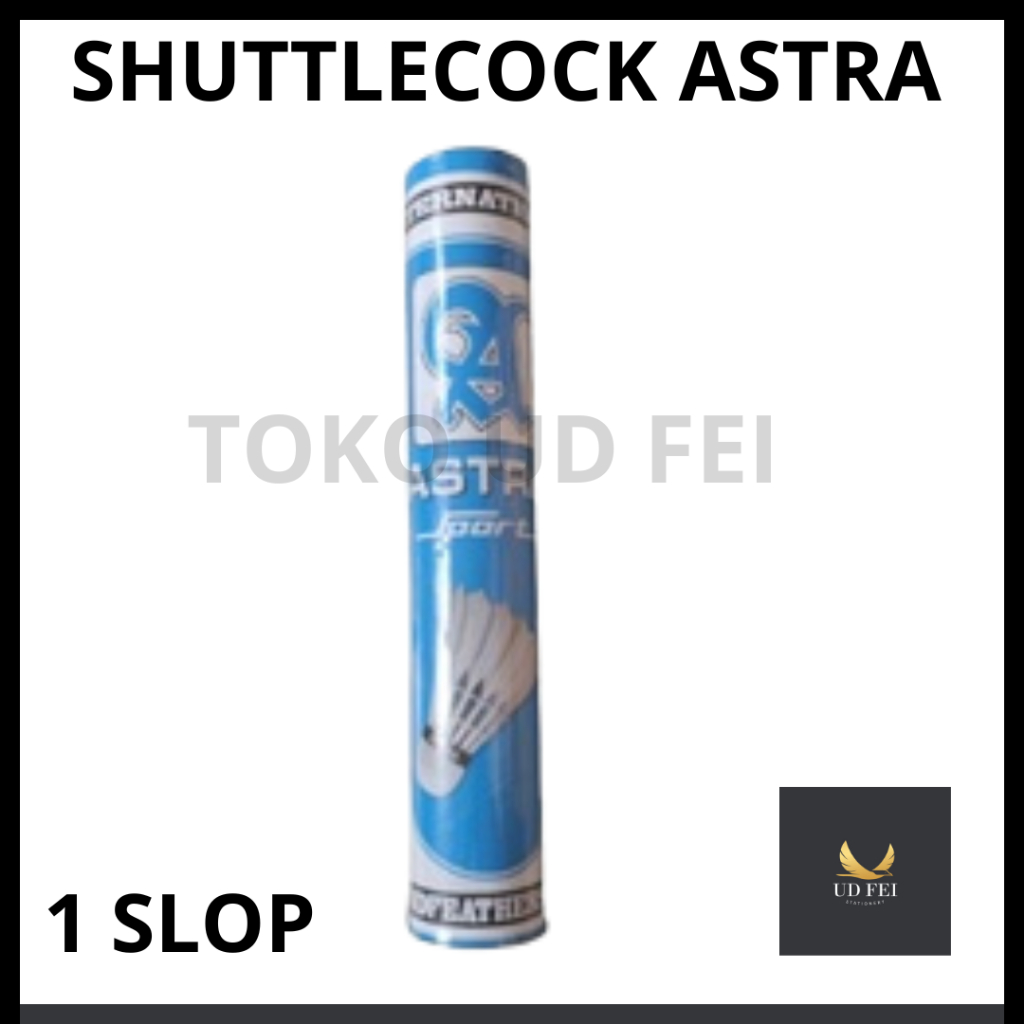 Jual (1 SLOP) SHUTTLECOCK / KOK BULU TANGKIS BADMINTON ASTRA isi 12 Pcs ...