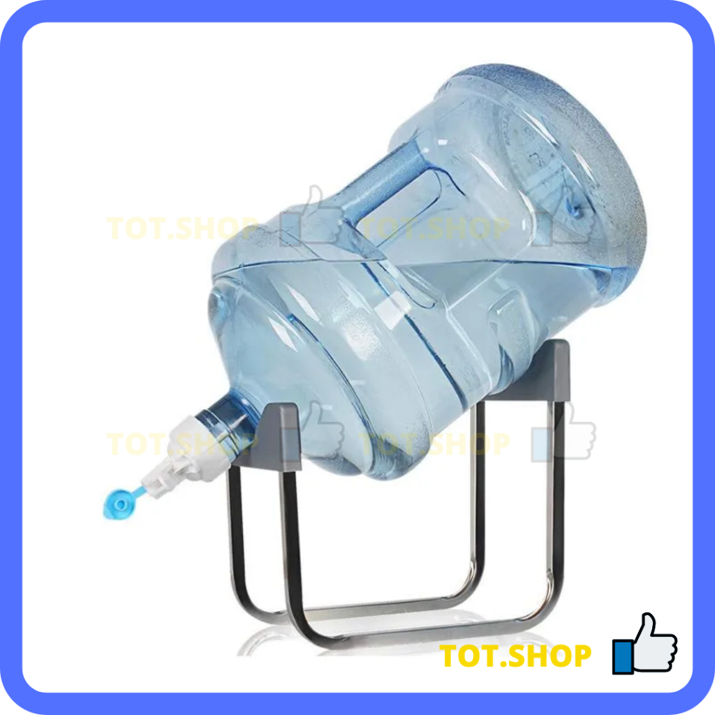 Jual RAK DUDUKAN GALON AIR BESI DAN KRAN TUTUP GALON UNTUK DIMEJA MODEL ...