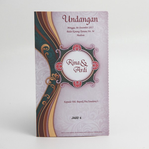 Jual Kartu Undangan Pernikahan atau Kertas Undangan atau Blangko ...