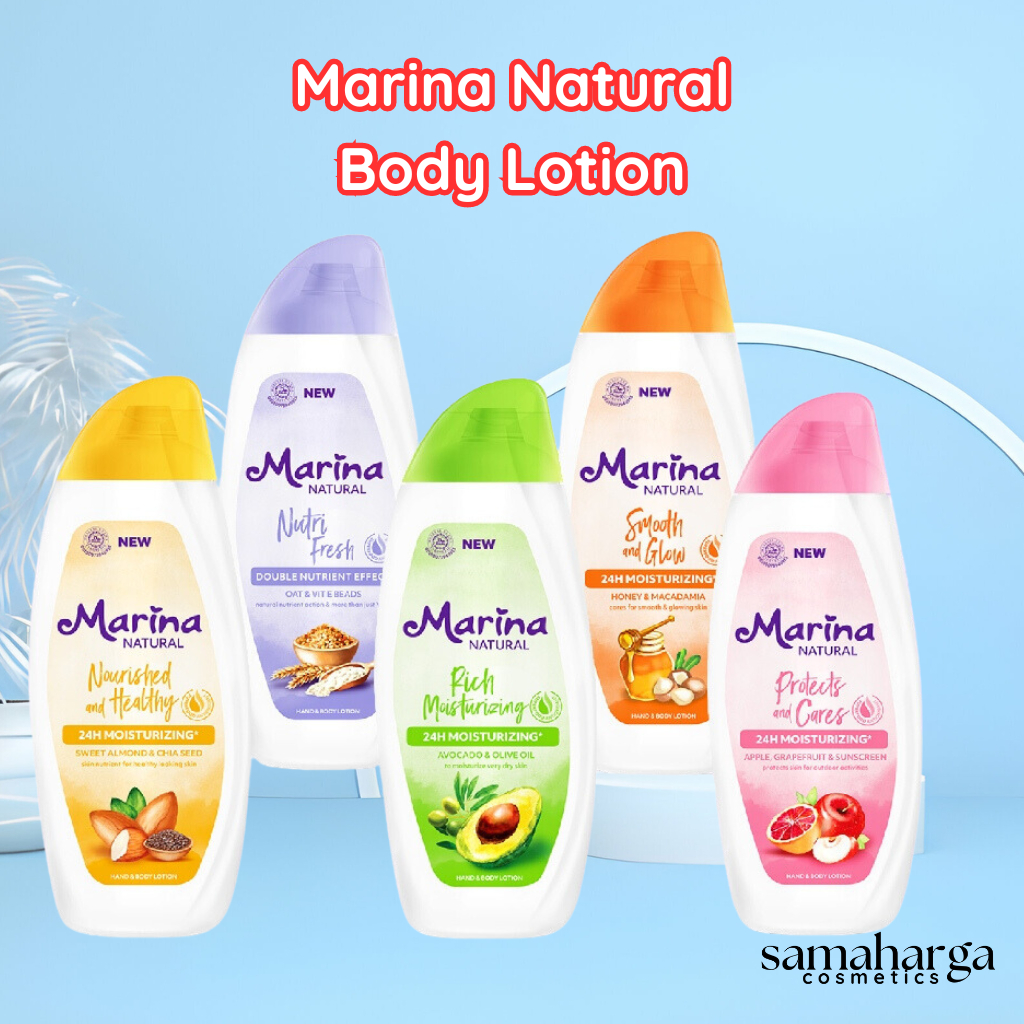 Jual Marina Natural Hand & Body Lotion 185ml | Shopee Indonesia