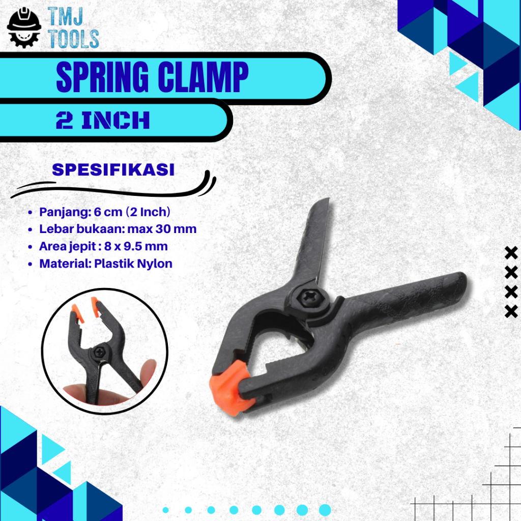 Jual Spring Clamp Mini 2 Inch Klem Penjepit Kayu Alat Multiplek Pegas ...