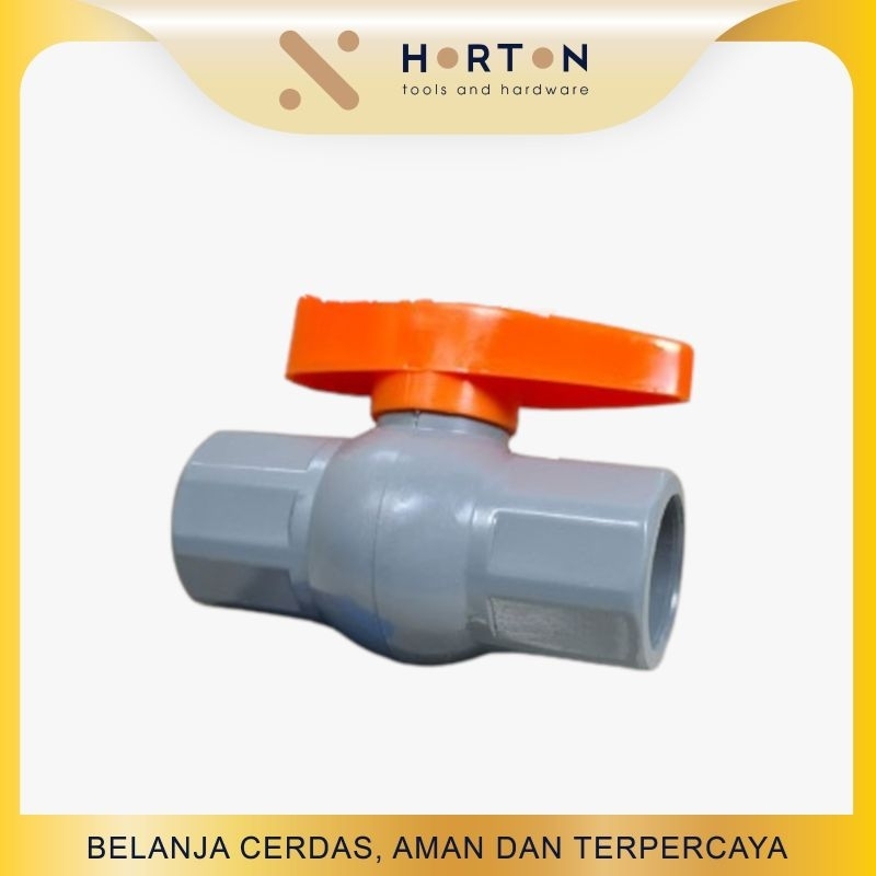 Jual Ball Valve PVC / Stop Kran PVC ( Socket Polos ) | Shopee Indonesia