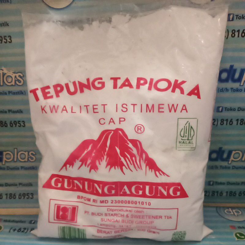 Jual Tepung Tapioka Cap Gunung Agung 500 gram | Shopee Indonesia