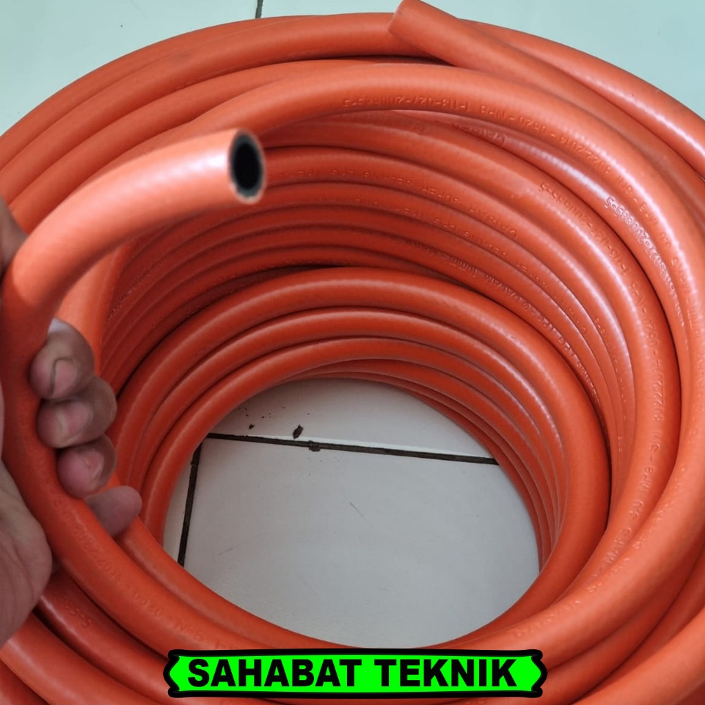 Jual Selang Gas LPG 2 Lalis Orange High Presure Caisar Harga Per Meter ...