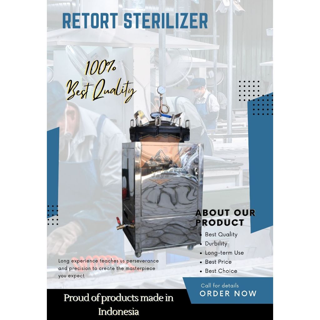 Jual Mesin Retort Sterilisasi Makanan 100 Liter - Mini Retort ...
