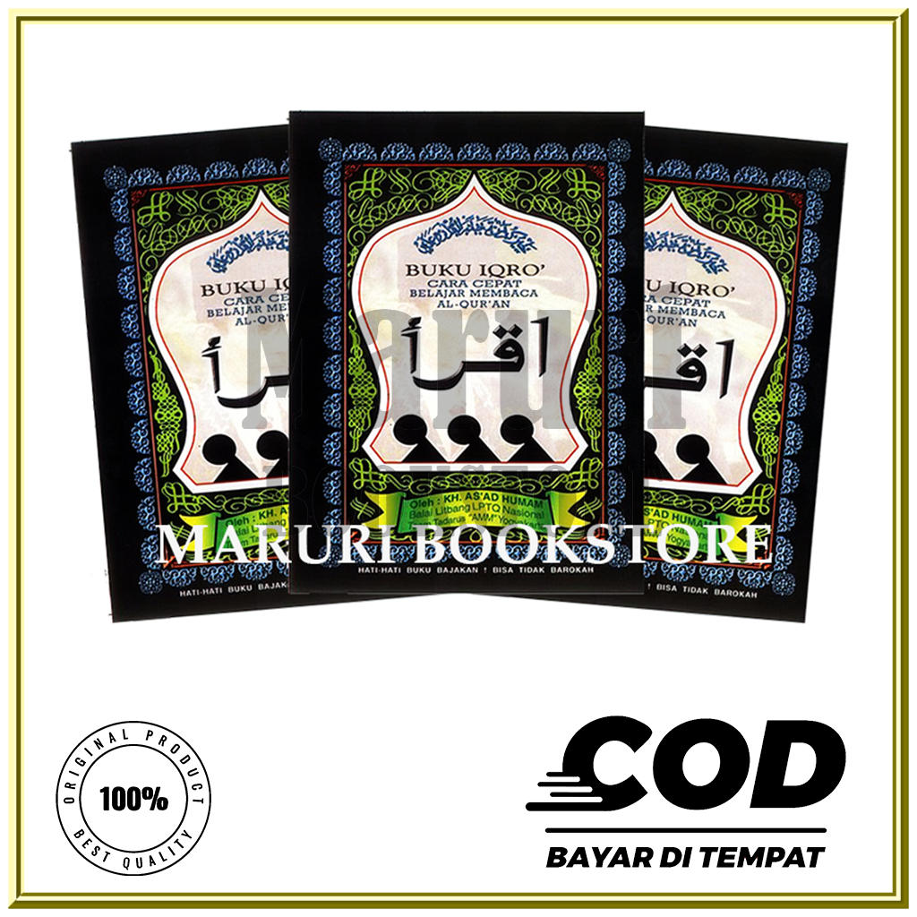 Jual IQRO Bendel Besar Kertas HVS Original - K.H. AS'AD HUMAM | Shopee ...