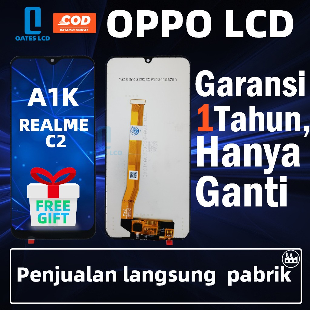 Jual LCD OPPO A1K/REALME C2 LCD HP OPPO A1K/REALME C2 FULLSET ...