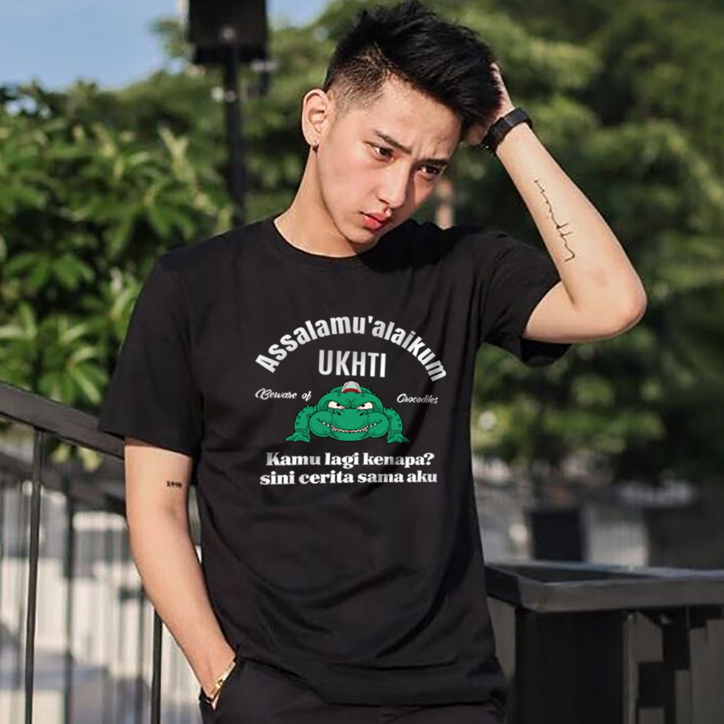 Jual Cocol Store - Kaos Kata Lucu Buaya Sini Cerita Sama Aku | Shopee ...