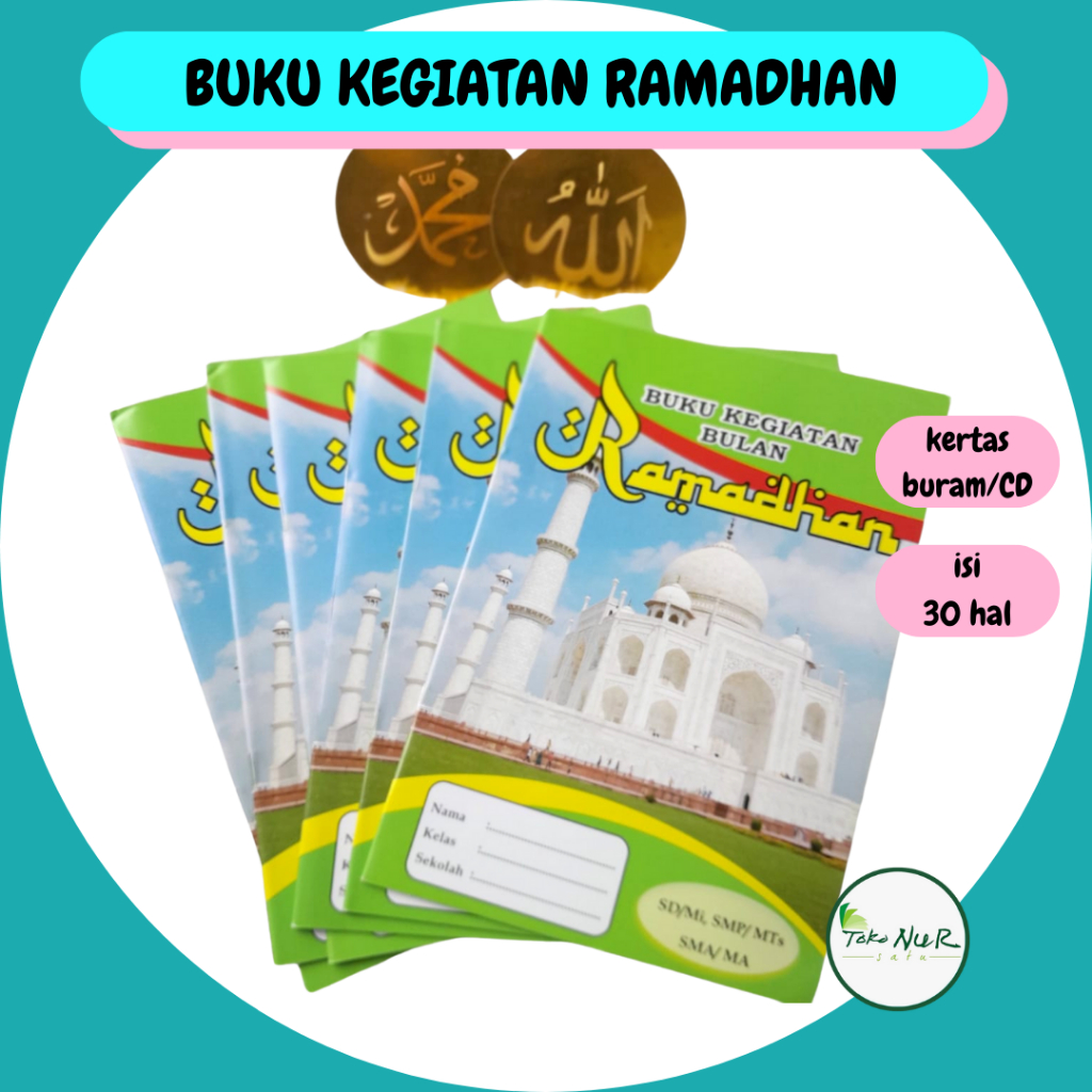 Jual Buku Kegiatan Bulan Ramadhan (KBR) ukuran tg A5 kertas CD/buram ...