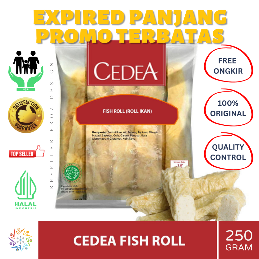 Jual CEDEA FISHROLL 250GR | PISROL SIDEA ISI 10 | TOPING SEBLAK OTAK ...