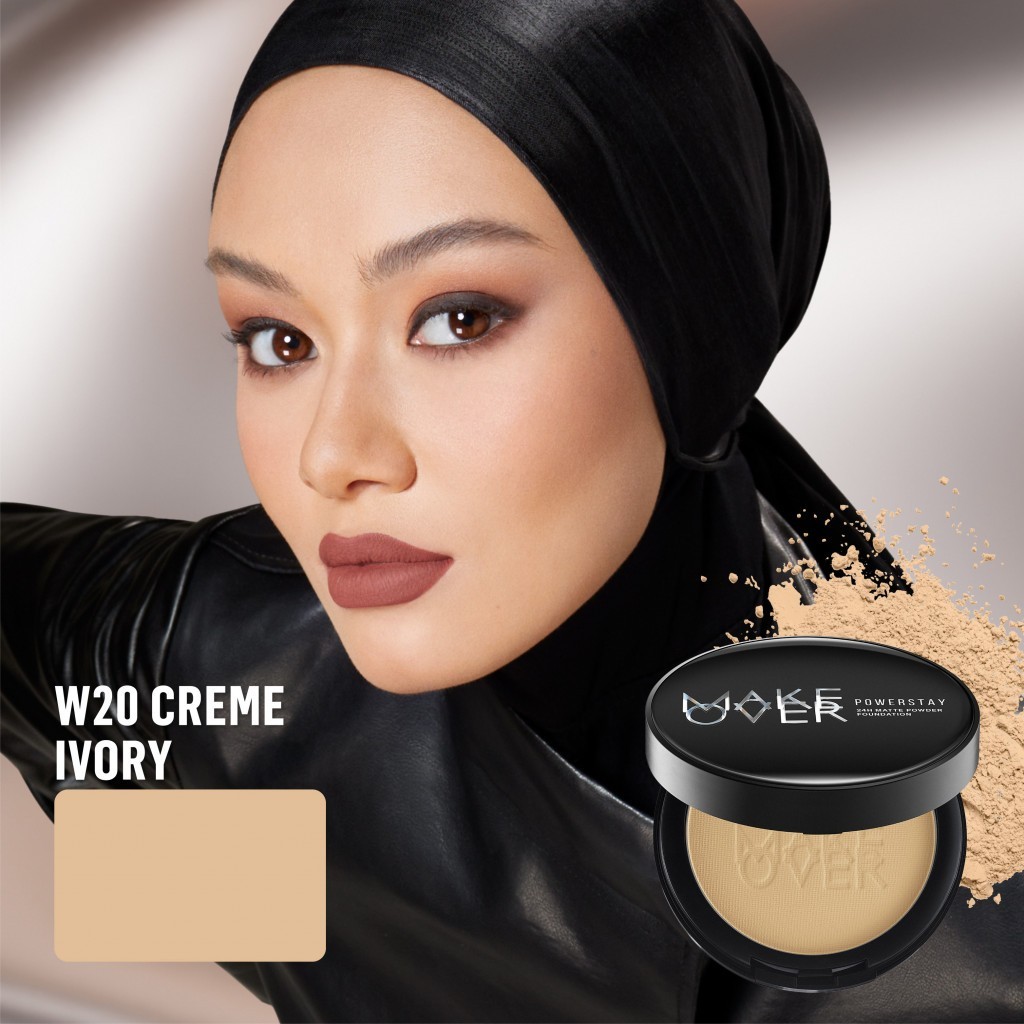Jual MAKE OVER Powerstay 24H Matte Powder Foundation - Bedak padat ...