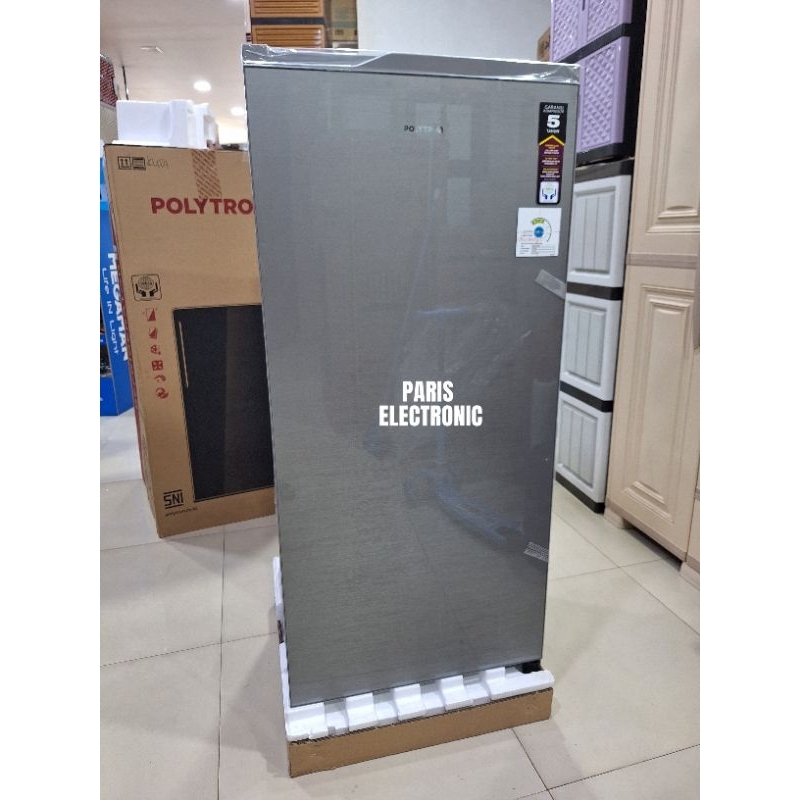 Jual KULKAS POLYTRON 180 PRA-18ZS SILVER BIG FREEZER (KHUSUS CILEGON ...