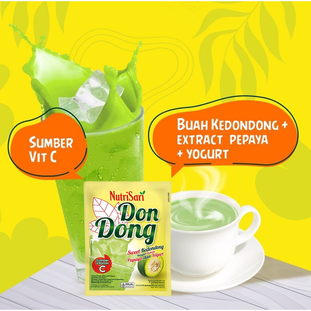 Jual Nutrisari Don Dong Sweet Kedondong Sachet 14gram | Shopee Indonesia