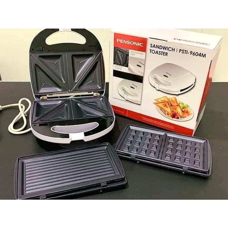 Jual Pensonic Toaster Sandwich 3in1 / Sandwich Toaster 3in1 Merk ...