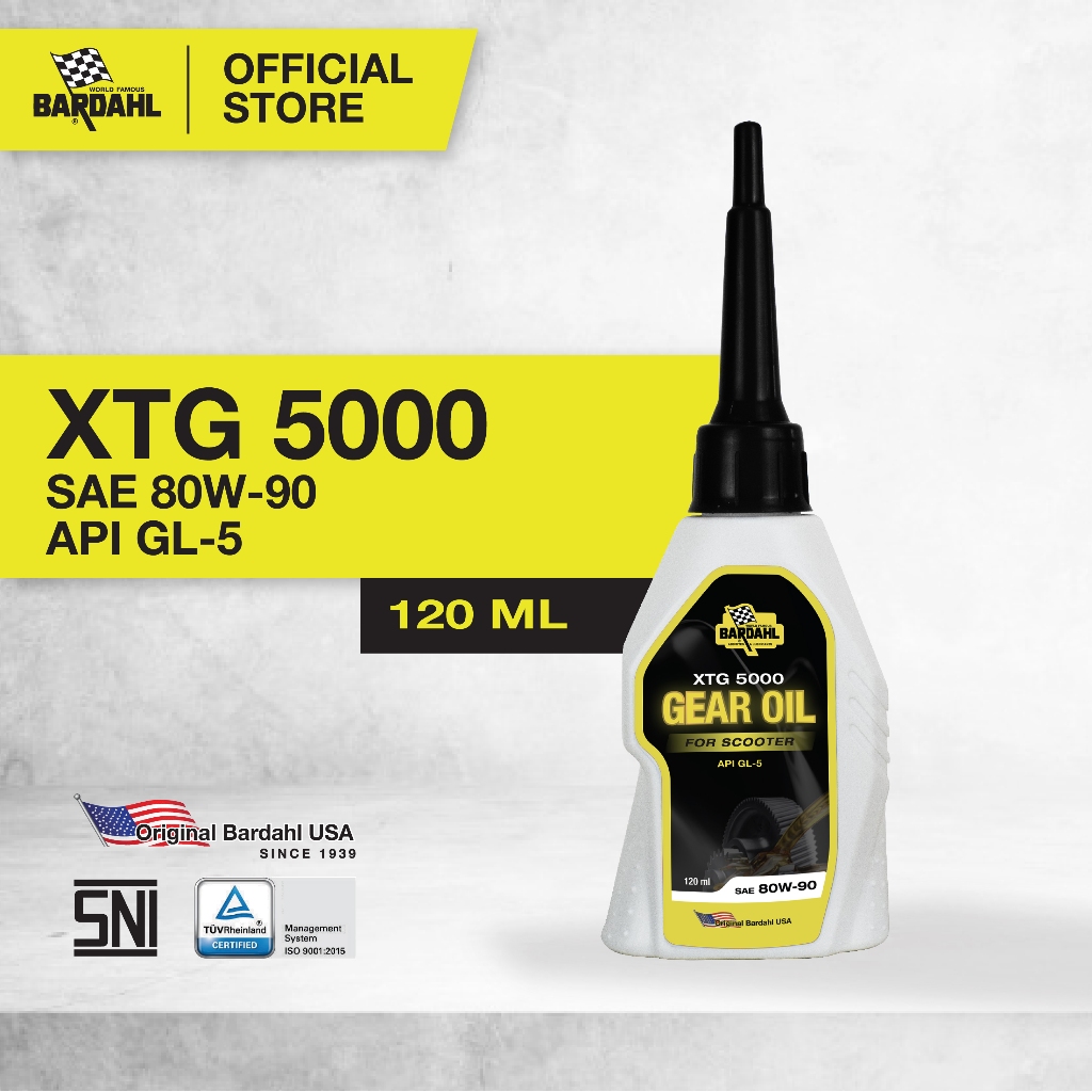 Jual Bardahl XTG 5000 80W-90 Gear Oil for Scooter - Oli Gardan Motor ...