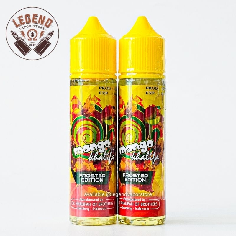 Jual FREEBASE - LIQUID MANGO KHALIFA 60ML 3MG AUTHENTIC | Shopee Indonesia