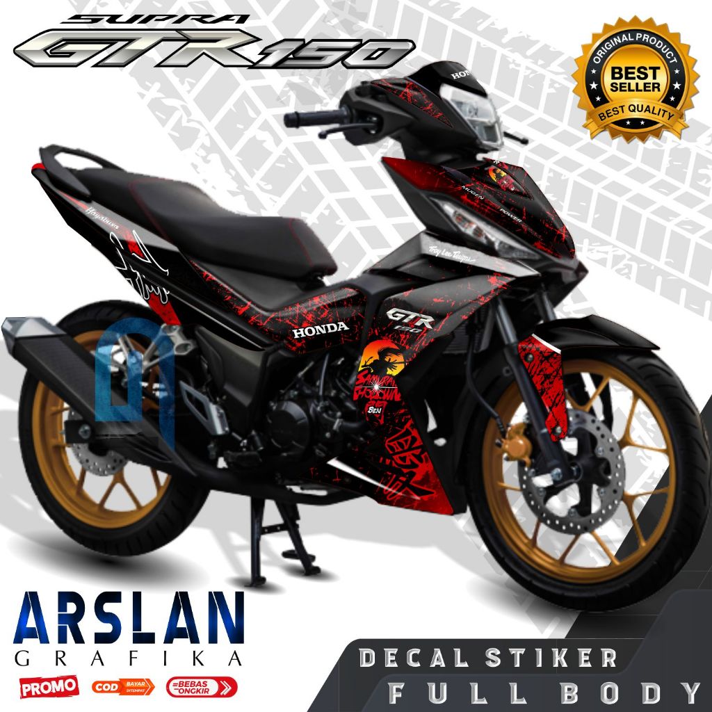 Jual Decal Supra GTR 150 Full Body Stiker Supra GTR 150 Full Body ...