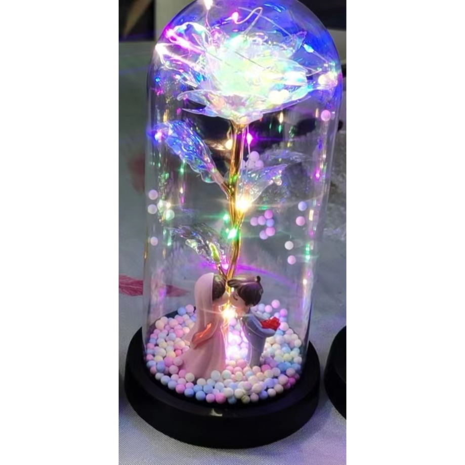 Jual Lampu Hias LED Bunga Mawar Dekorasi Gift Kemasan Kotak Hadiah ...