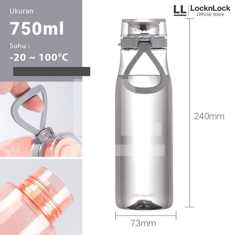 Jual Botol Minum Lock n Lock ABF797 GRIP SPORTS BOTTLE botol minum ...
