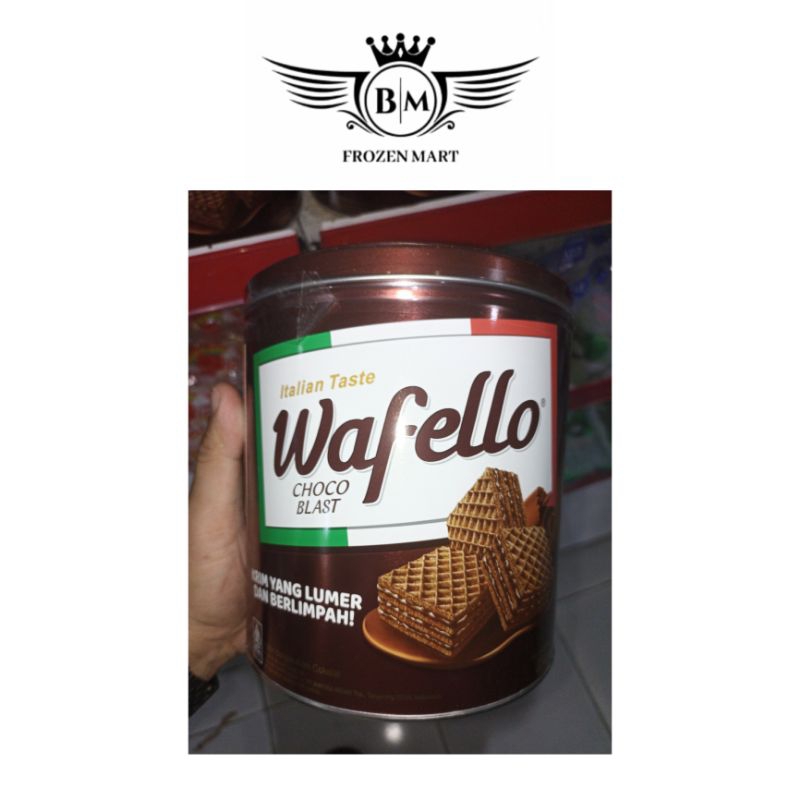Jual Wafello Wafer Coklat Kaleng 234gr. | Shopee Indonesia
