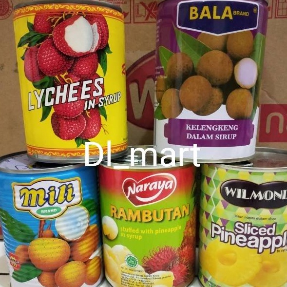 Jual Terbaru Longan Kaleng Leci kaleng lychee Kaleng Rambutan Kaleng ...