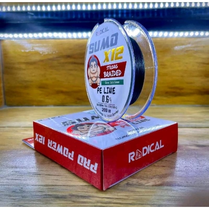 Jual PE sumo x12 dark green 200m | Shopee Indonesia