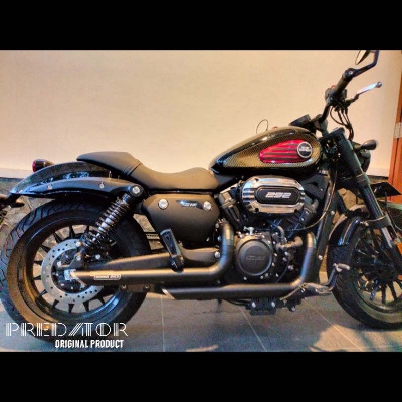 Jual knalpot benelli keeway benda v252c full system black | Shopee ...