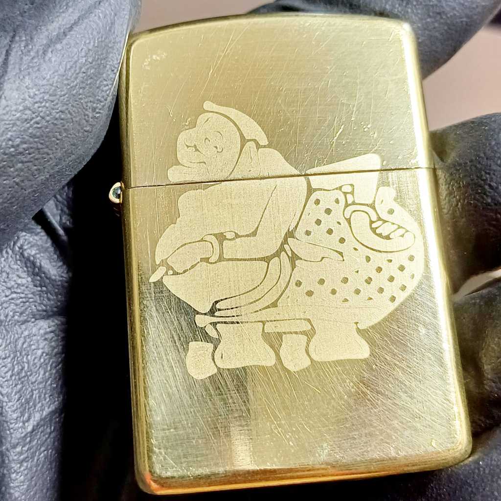 Jual korek api classic chrome motif grapir satu suara-fullset | Shopee ...