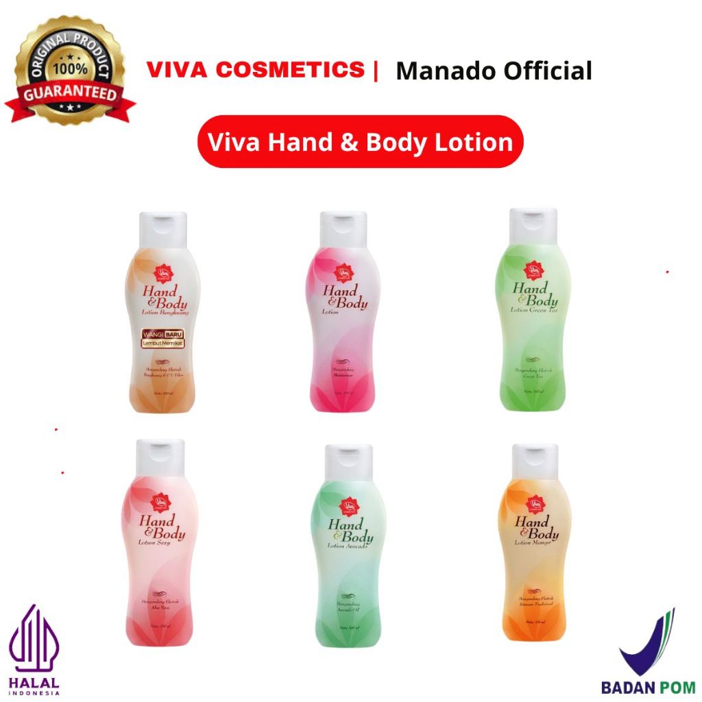 Jual MANADO VIVA HAND AND BODY LOTION 100ML ORIGINAL | Shopee Indonesia