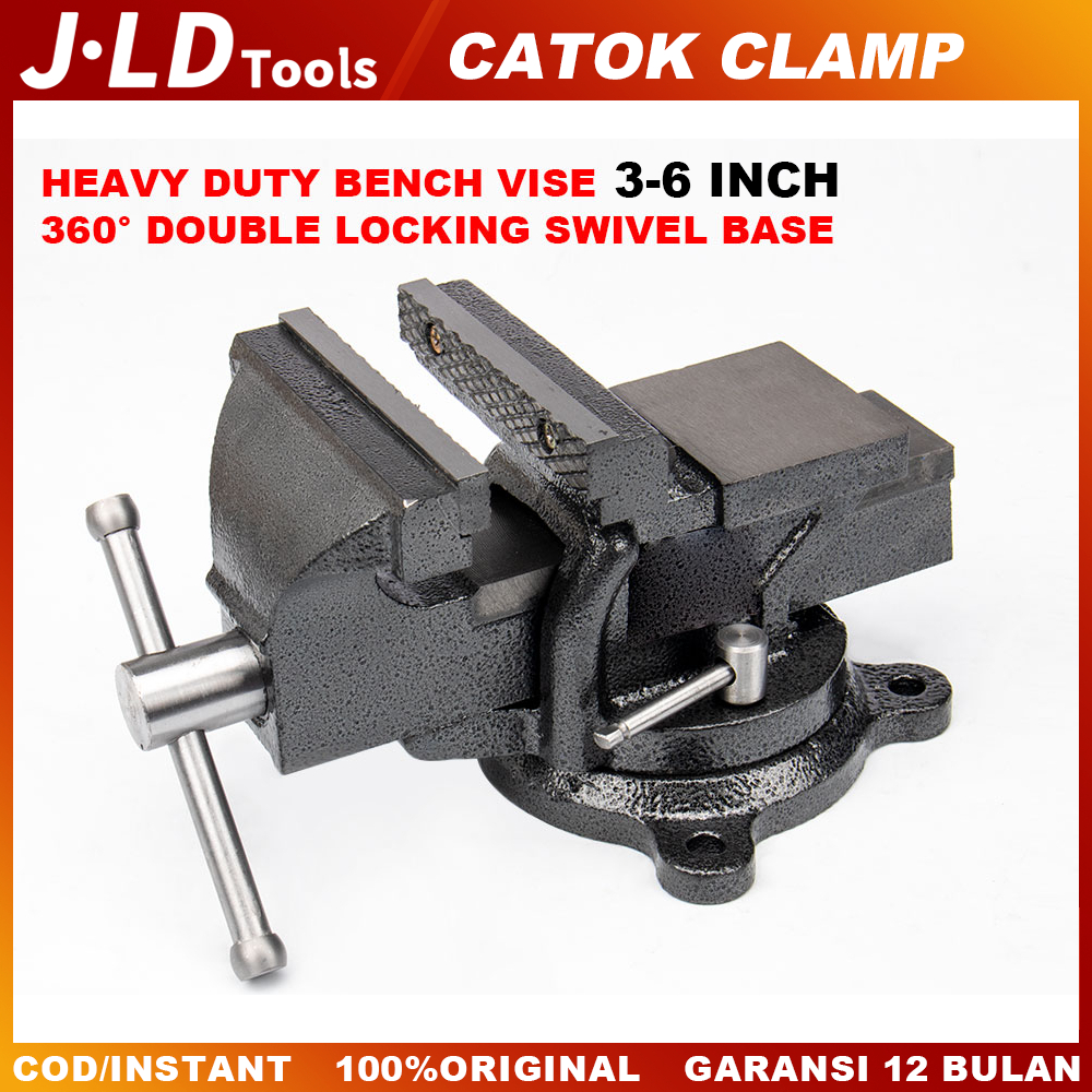 Jual JLD 360° Catok Clamp 3-8‘’ Catok Meja Bench Vise catok paron ...