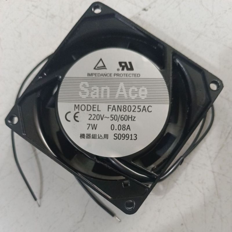 Jual FAN SAN ACE MODEL 8025 AC 220V 8x8 CM | Shopee Indonesia