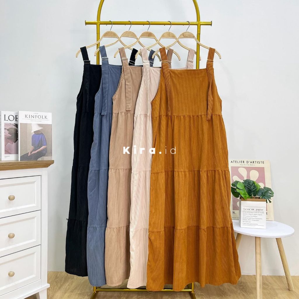 Jual KIARA OVERALL ROK SUSUN BKK CURDORY CORDUROY TALI ADJUSTABLE MODEL ...