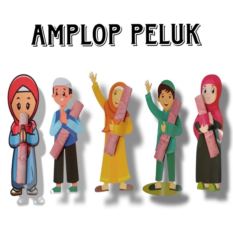 Jual Amplop Peluk/1pak isi 10pcs/ Amplop lebaran lucu/Amplop Peluk ...