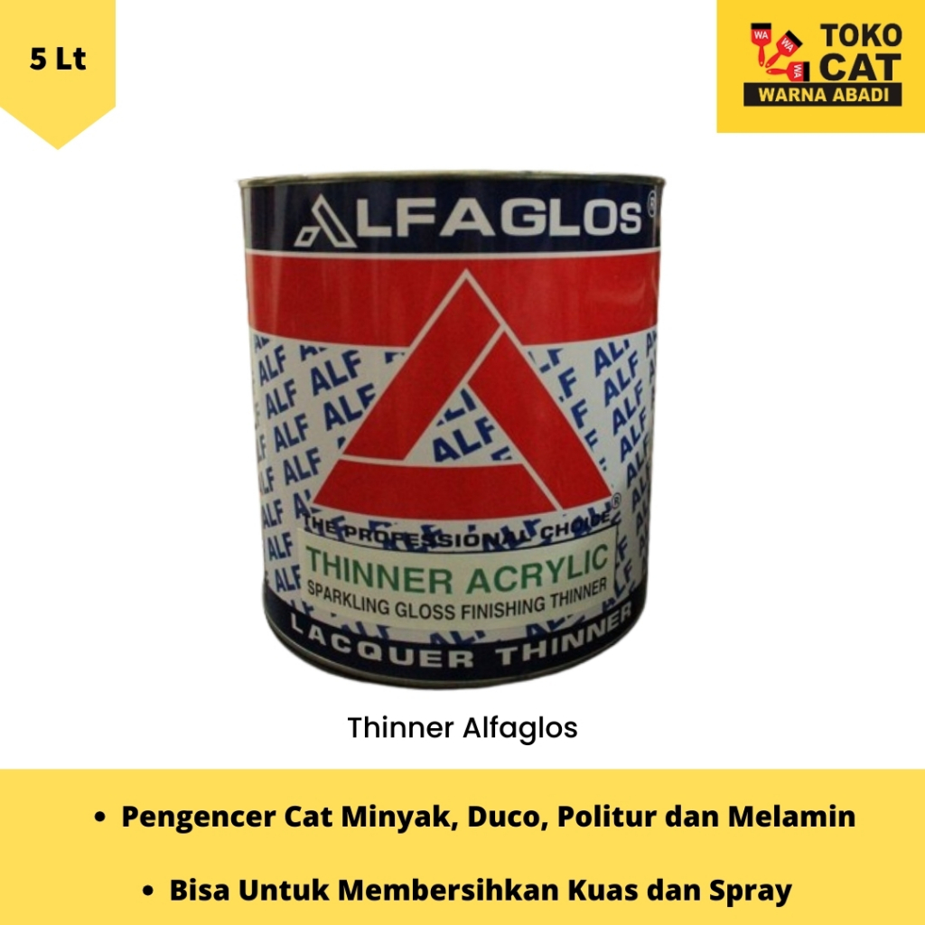 Jual Thinner A Spesial / ND Alfaglos 5 Liter | Shopee Indonesia