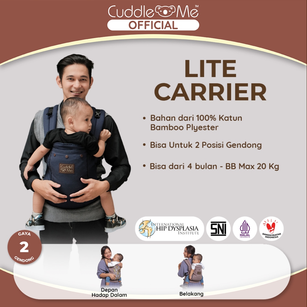 Jual Gendongan Anak Bayi Baby di Depan Belakang SSC CuddleMe LITE ...