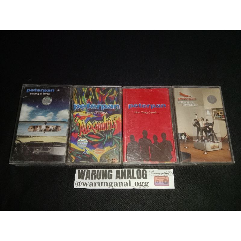 Jual [PAKET] Kaset Pita Peterpan (4 album) | Shopee Indonesia