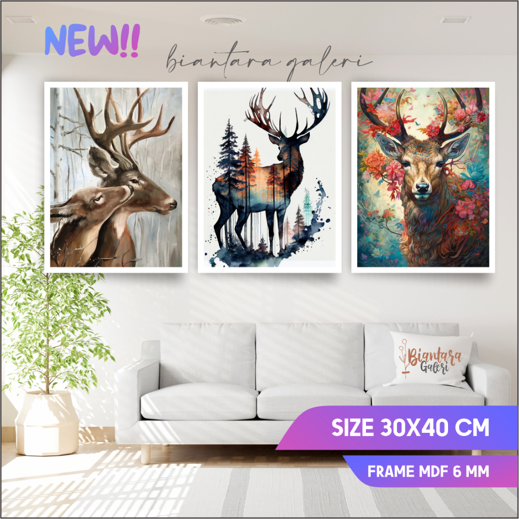 Jual BIANTARA – JUMBO 30X40 CM DER01-16 Walldecor HIASAN DINDING KAMAR ...